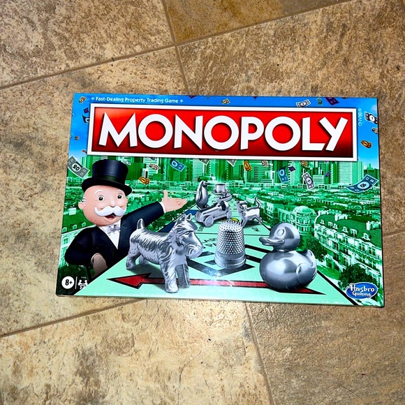 Hasbro | Games | Nwt Board Game Monopoly Still In Plastic | Poshmark